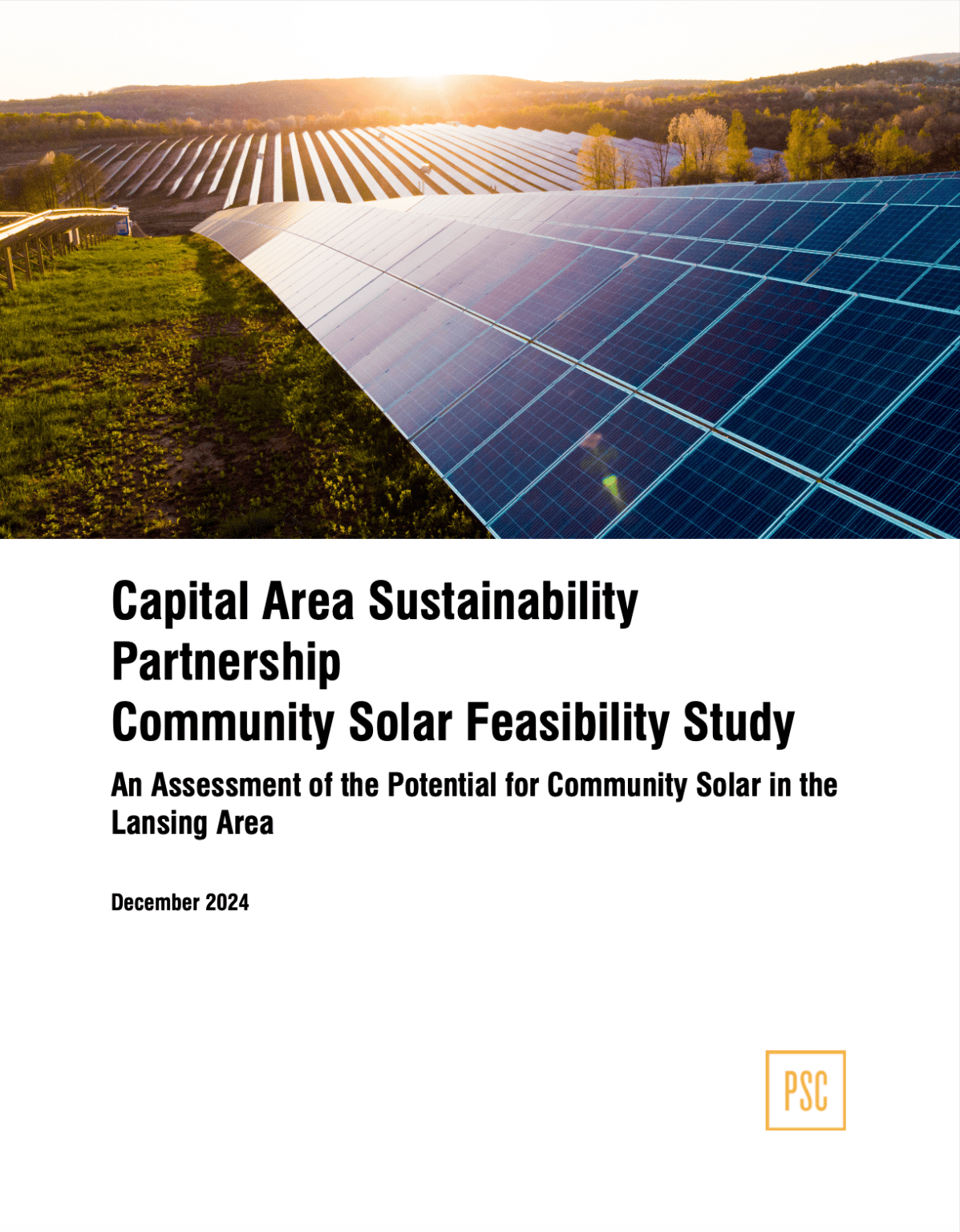 Capital Area Sustainability Partnership Community Solar Feasibility Study